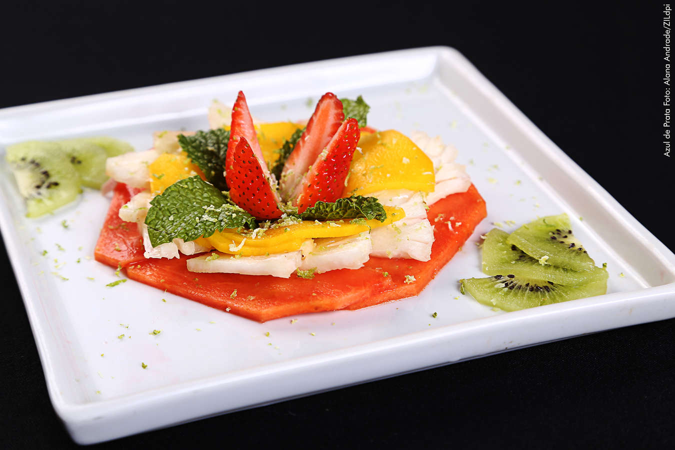 carpaccio de frutas - Portal Sabores